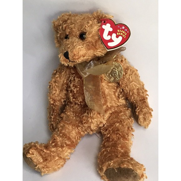 tybean | Toys | Ty Beanie Baby Teddy Celebrating 0 Years Of Teddy Bear ...